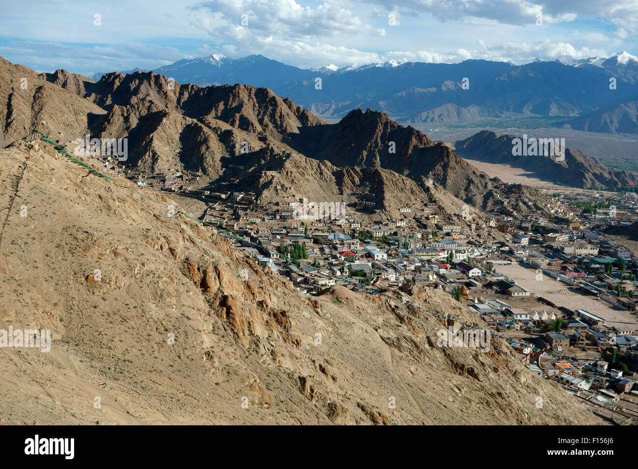 Aerial view of Leh, Ladakh, Jammu and Kashmir, India Stock Photo - Alamy