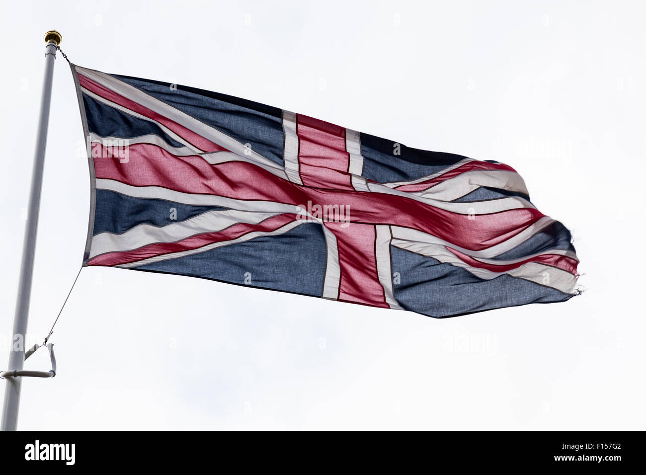 Scotland flag and pole hi-res stock photography and images - Alamy