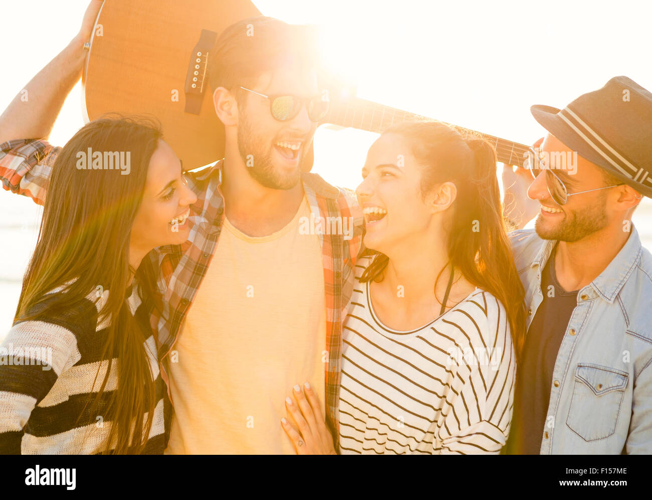 Teenagers having fun ethnic hi-res stock photography and images - Alamy