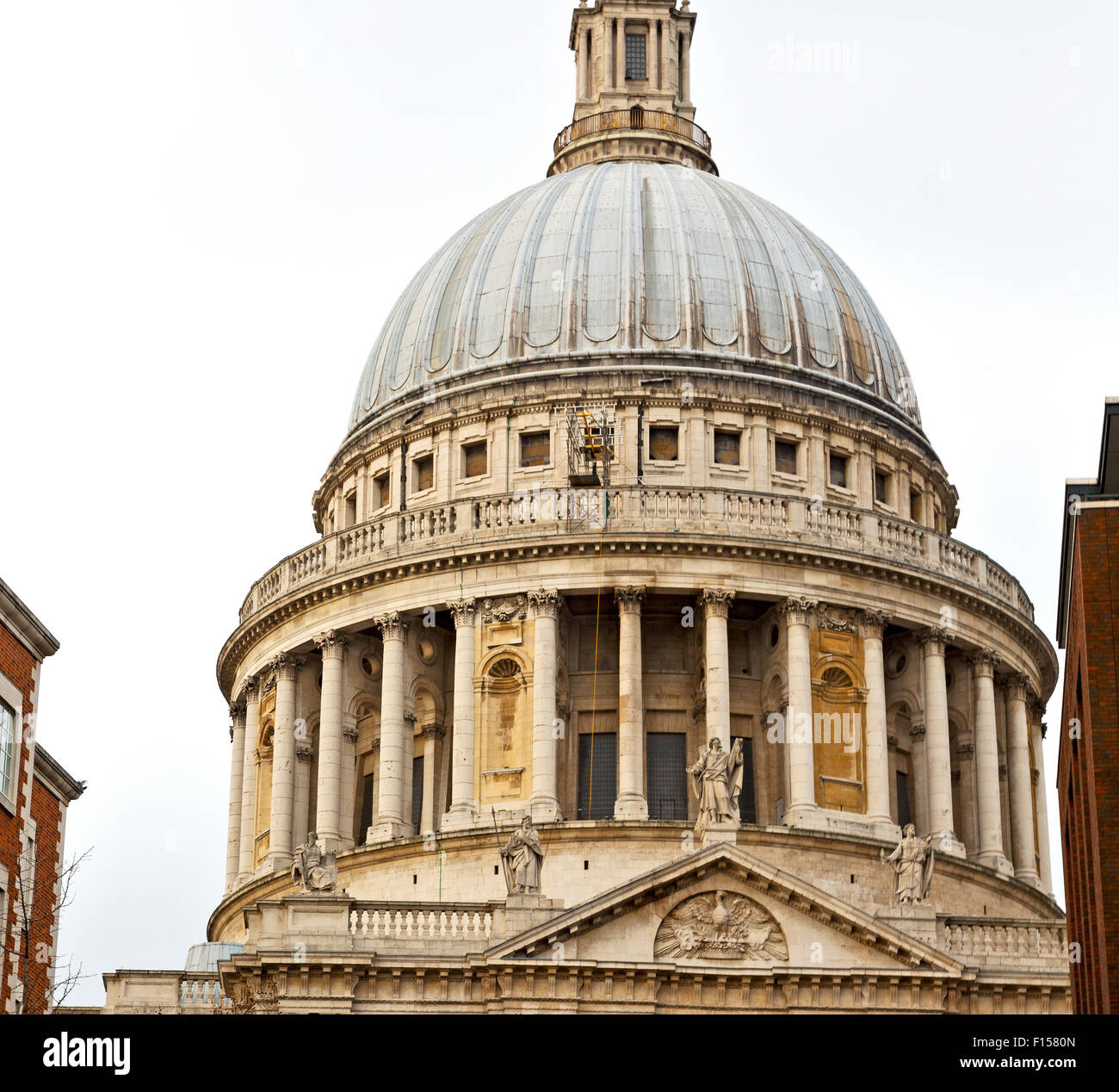 st paul cathedral in london england old construction and religion Stock ...