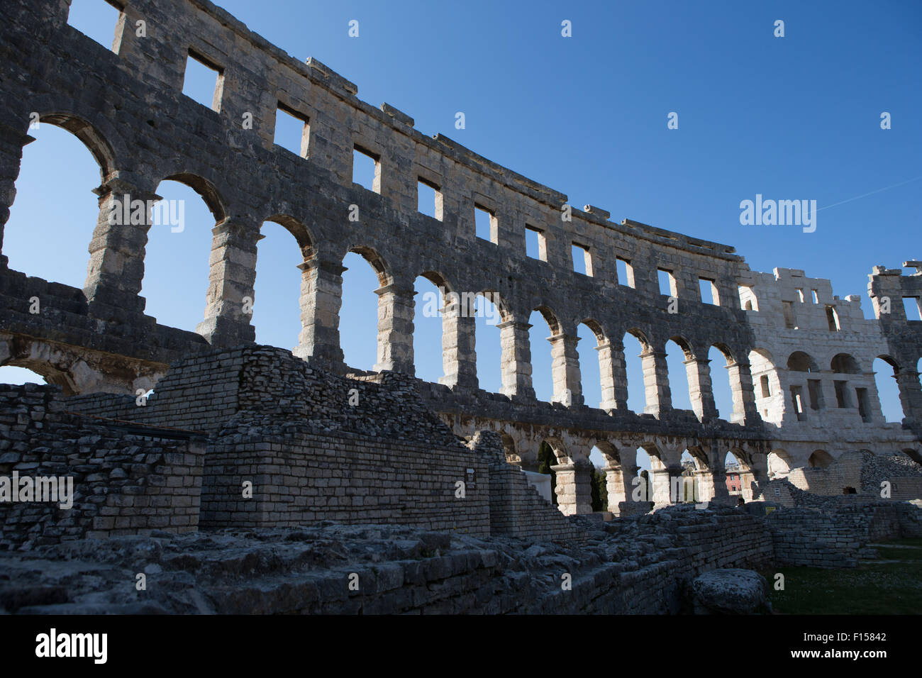 Pula Arena, amphitheatre, Pula, Istria, Croatia, Europe Stock Photo - Alamy