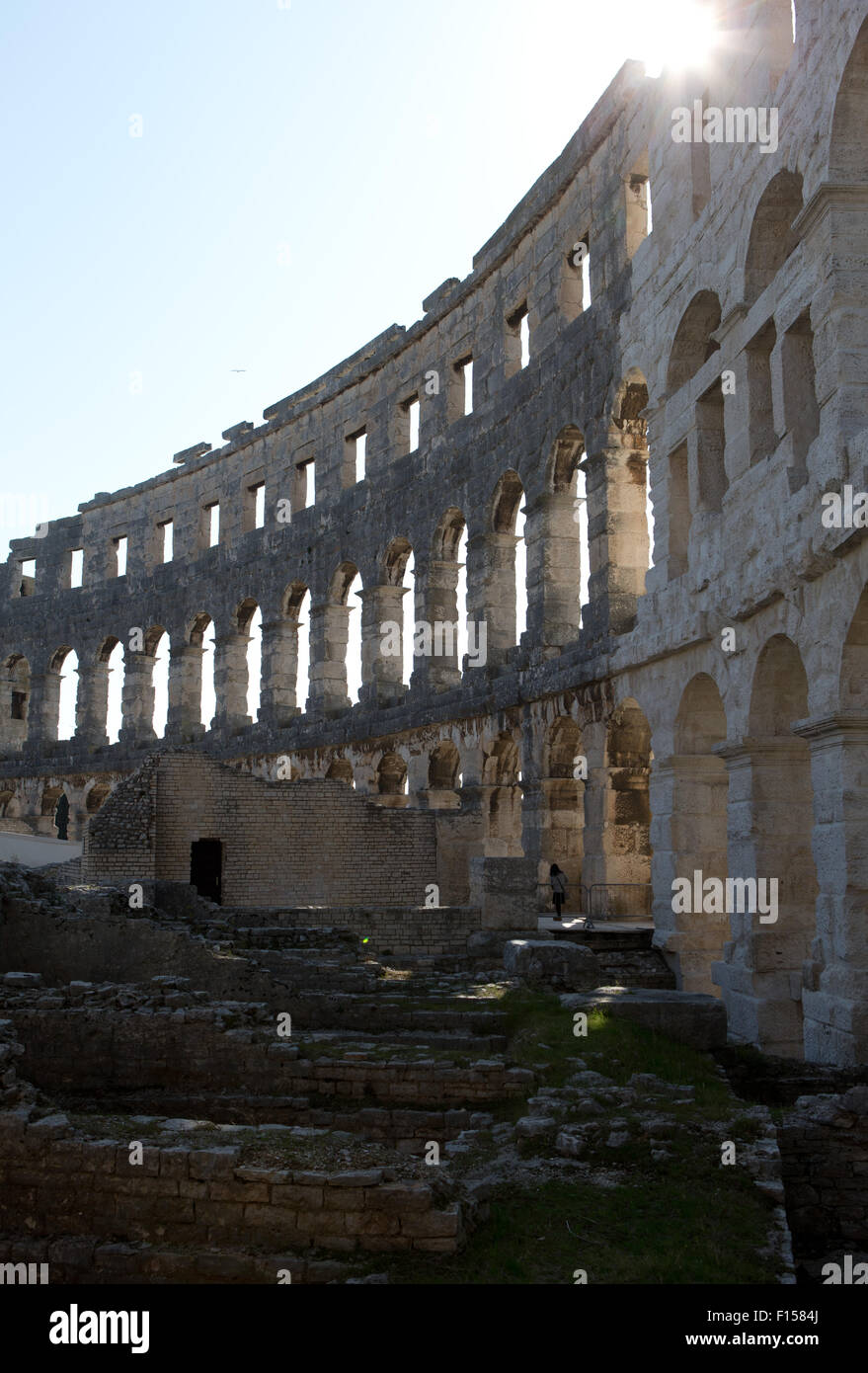 Pula Arena, amphitheatre, Pula, Istria, Croatia, Europe Stock Photo - Alamy