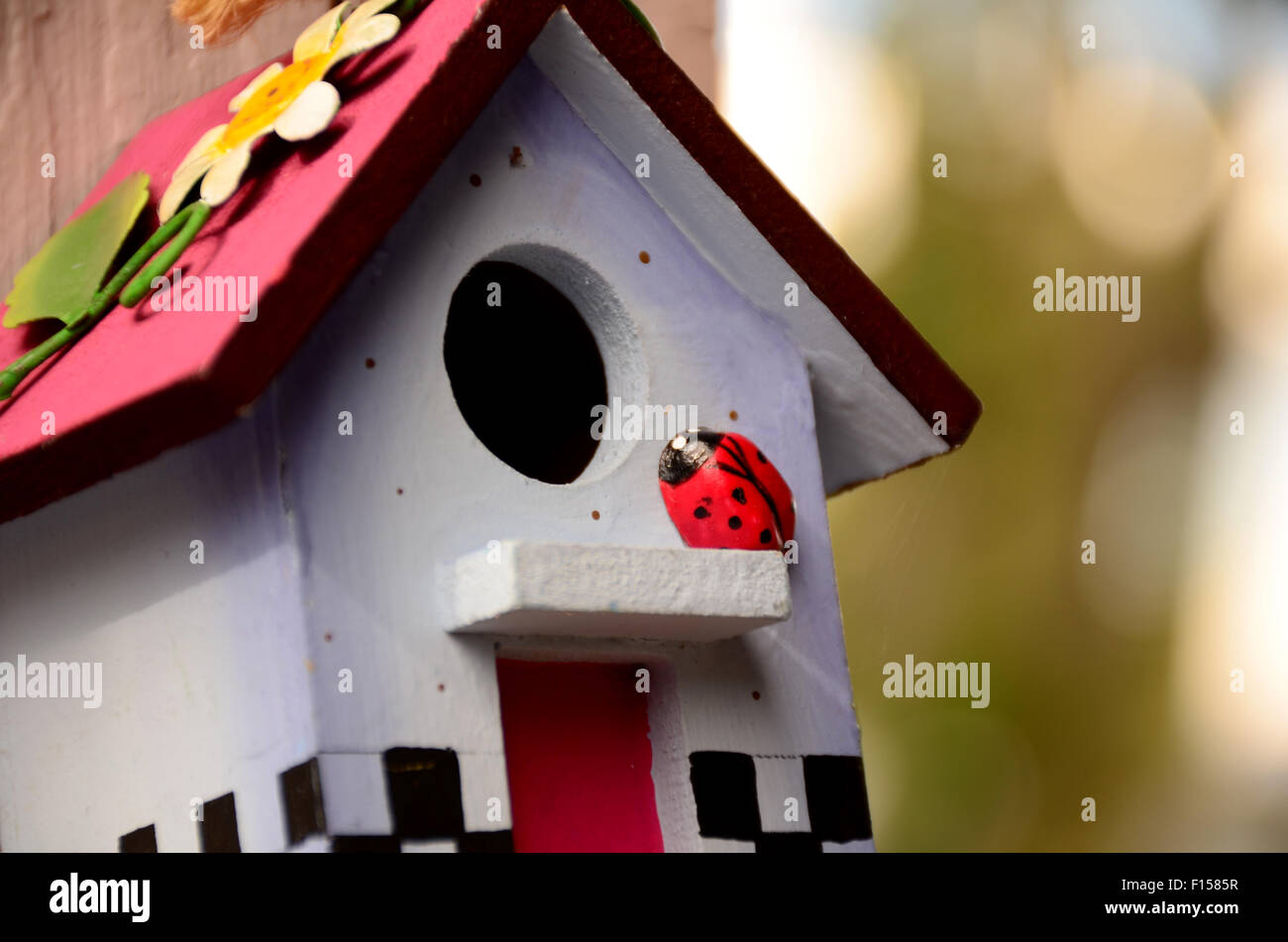 Small bird house Stock Photo - Alamy