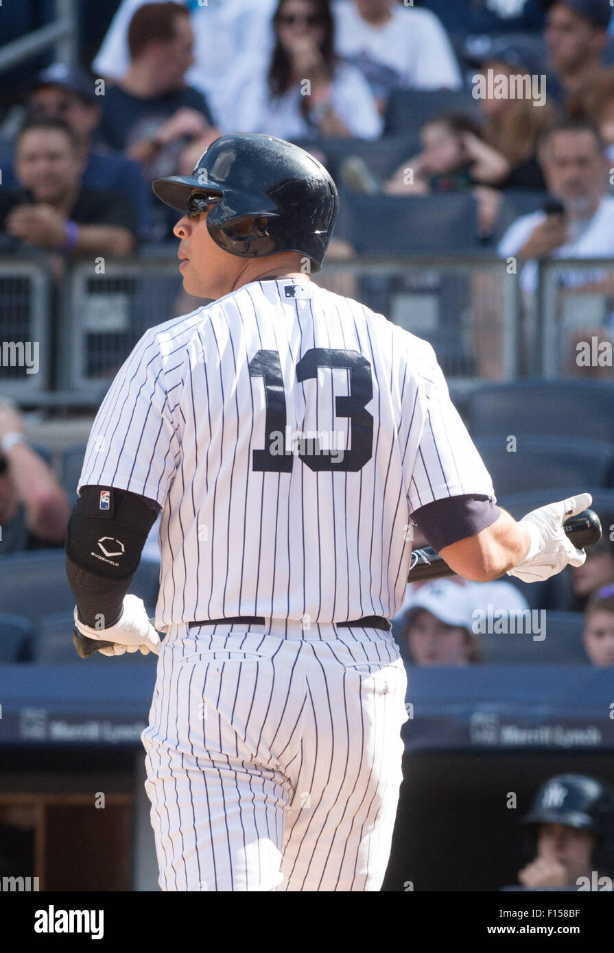 New York, New York, USA. 26th Aug, 2015. Yankees' ALEX RODRIGUEZ ...