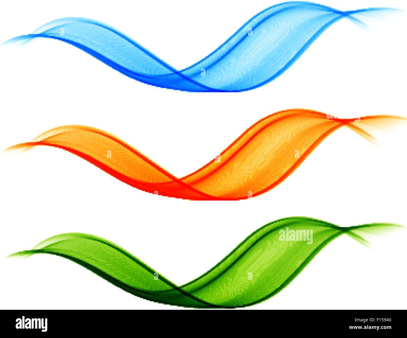 Set of color wave Stock Vector Image & Art - Alamy