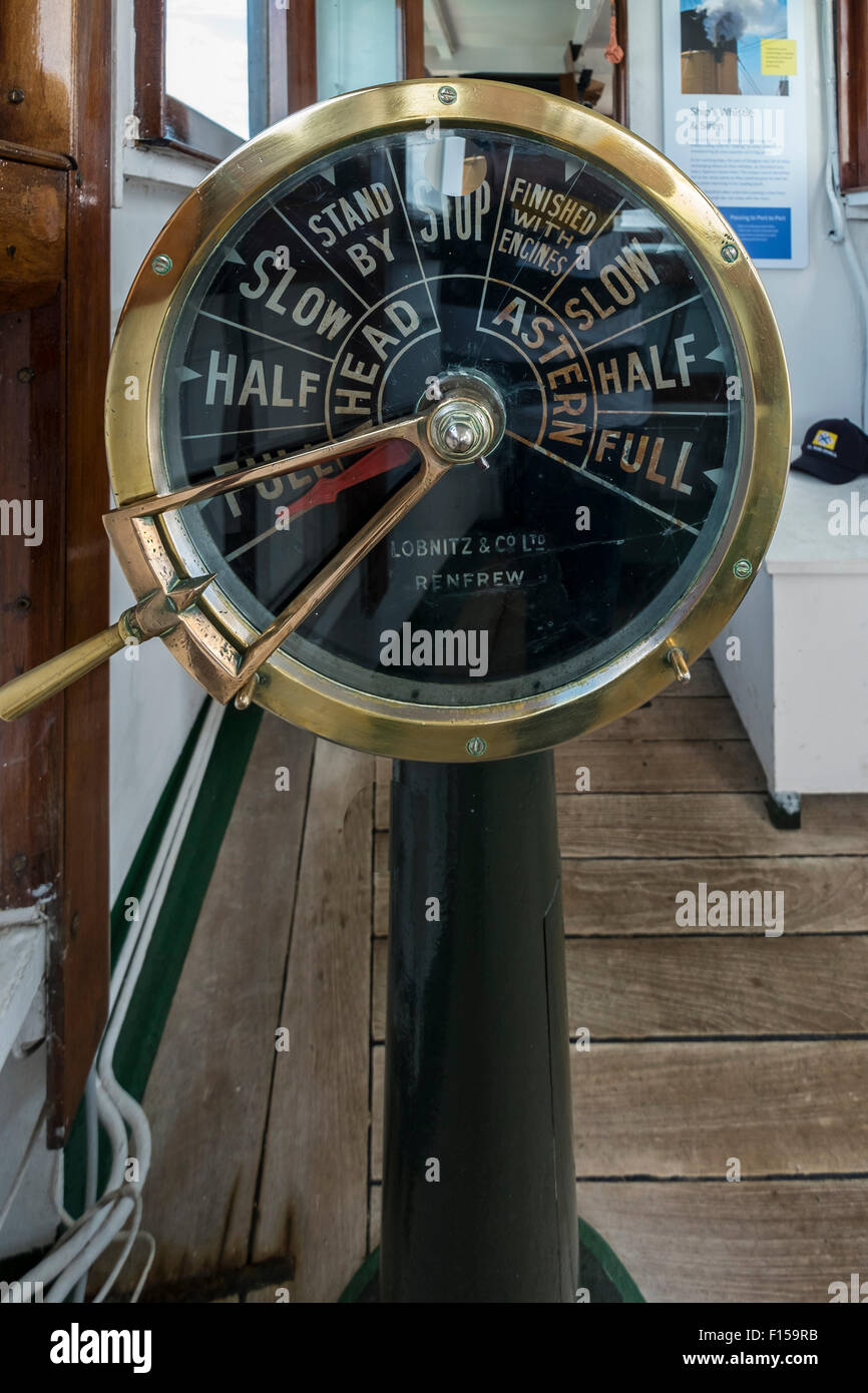 Lobnitz & Co Ltd Renfrew Ships Telegraph onboard on steam ship SS ...
