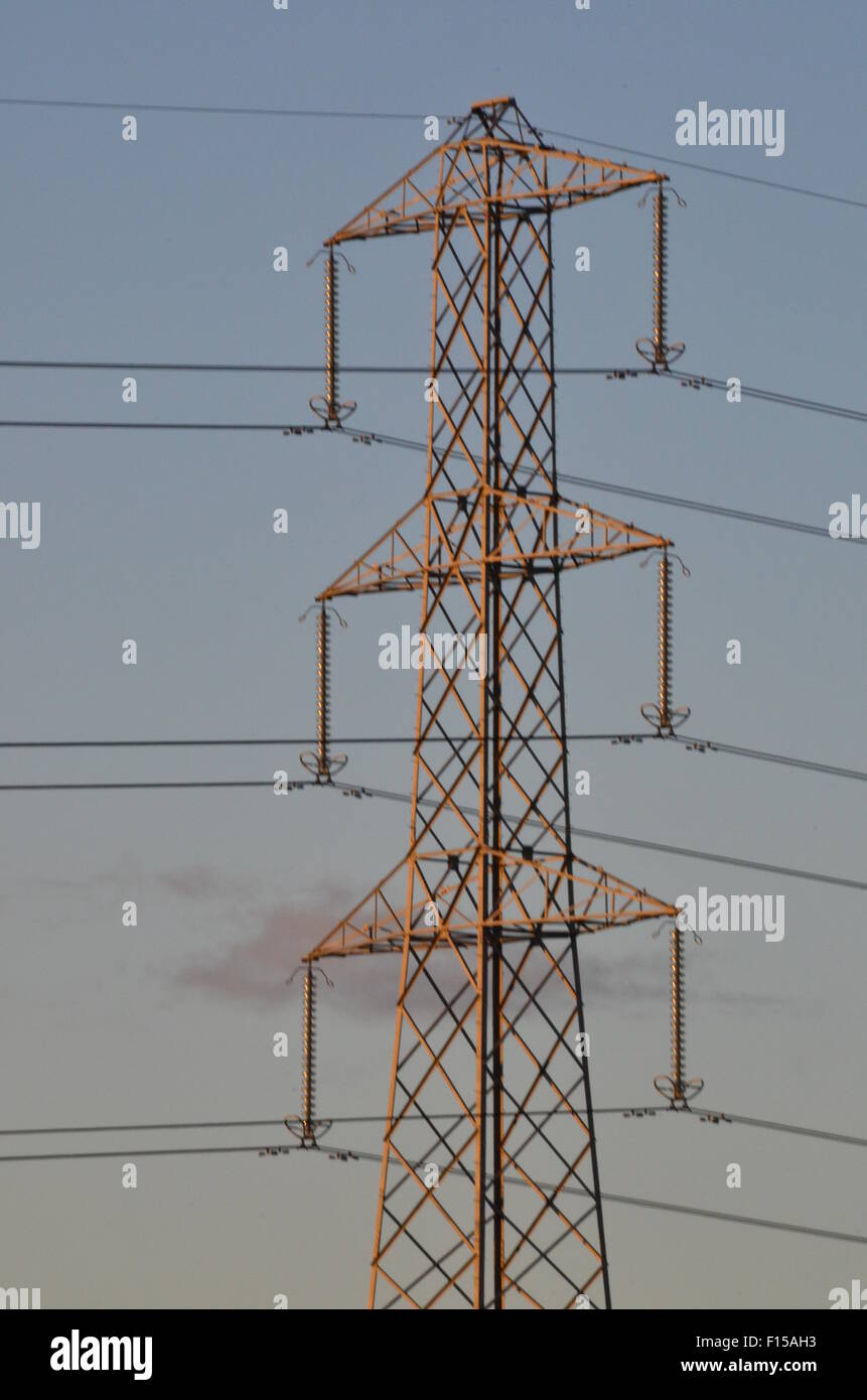 National Grid Power line Stock Photo - Alamy