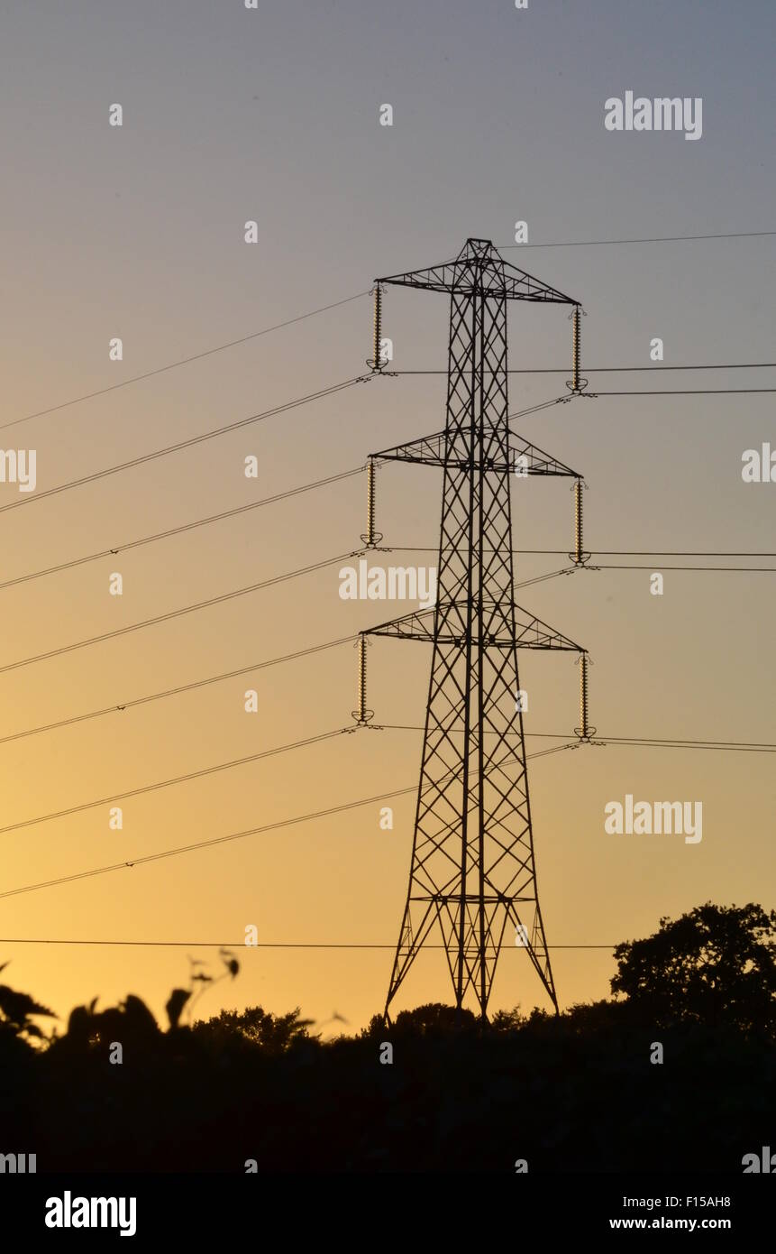National Grid Power line Stock Photo - Alamy