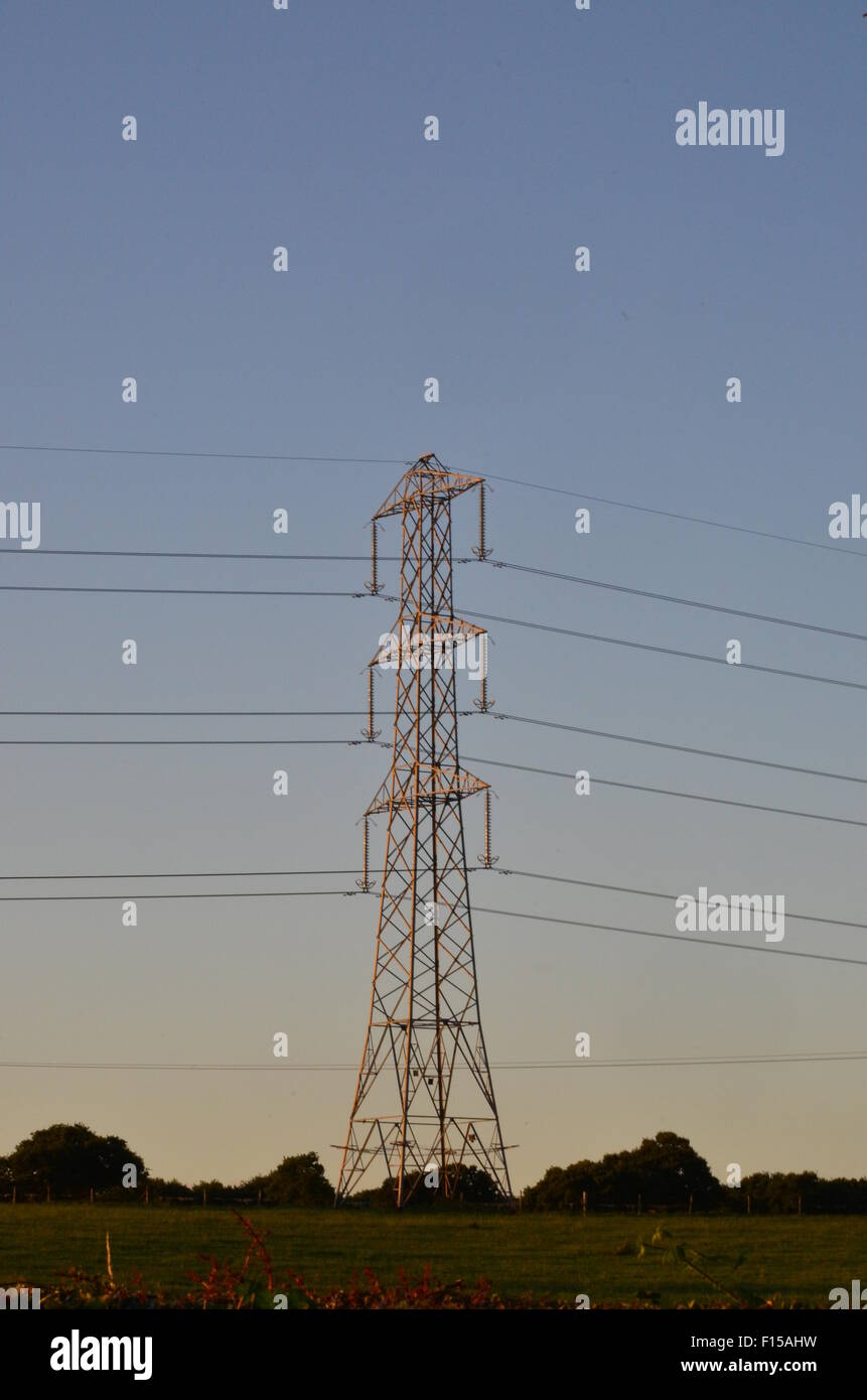 National Grid Power line Stock Photo - Alamy