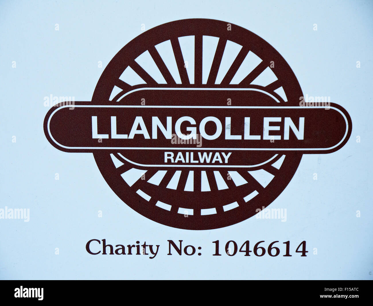 Llangollen railway charity 1046614 sign Stock Photo - Alamy