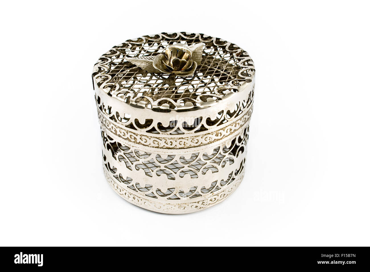 Retro silver box hi-res stock photography and images - Alamy