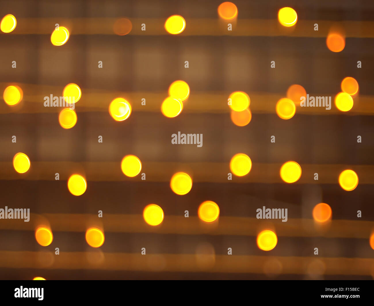 Top view on the blurred bright yellow circle abstract image derived ...