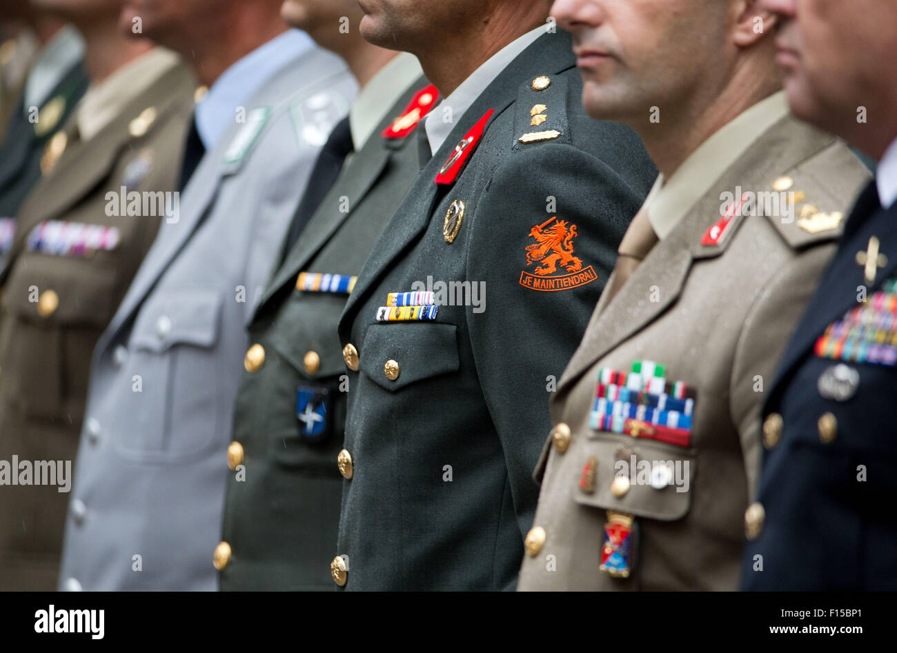 Soldiers parade line up hi-res stock photography and images - Alamy