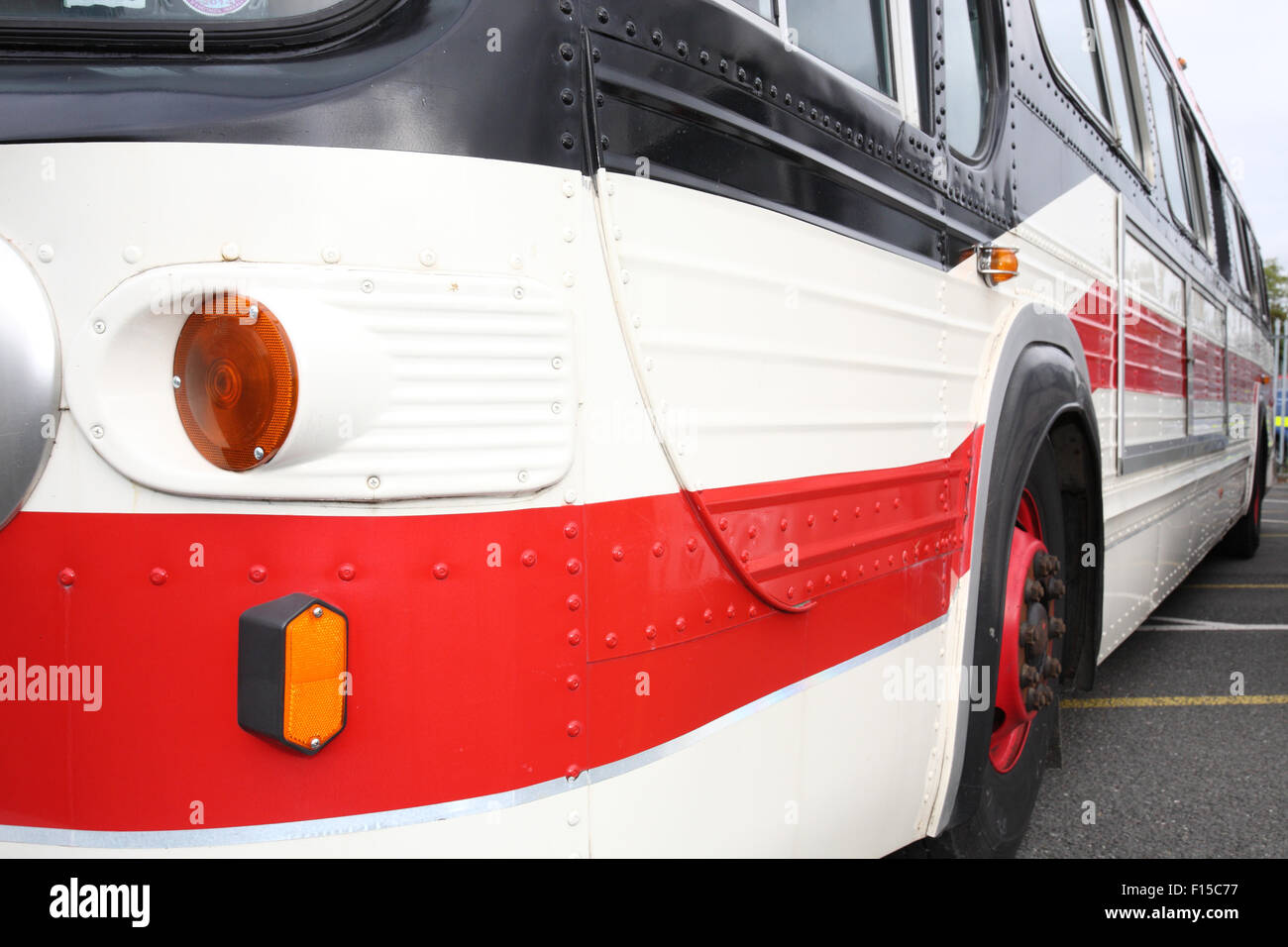 General motors fishbowl bus Stock Photo - Alamy