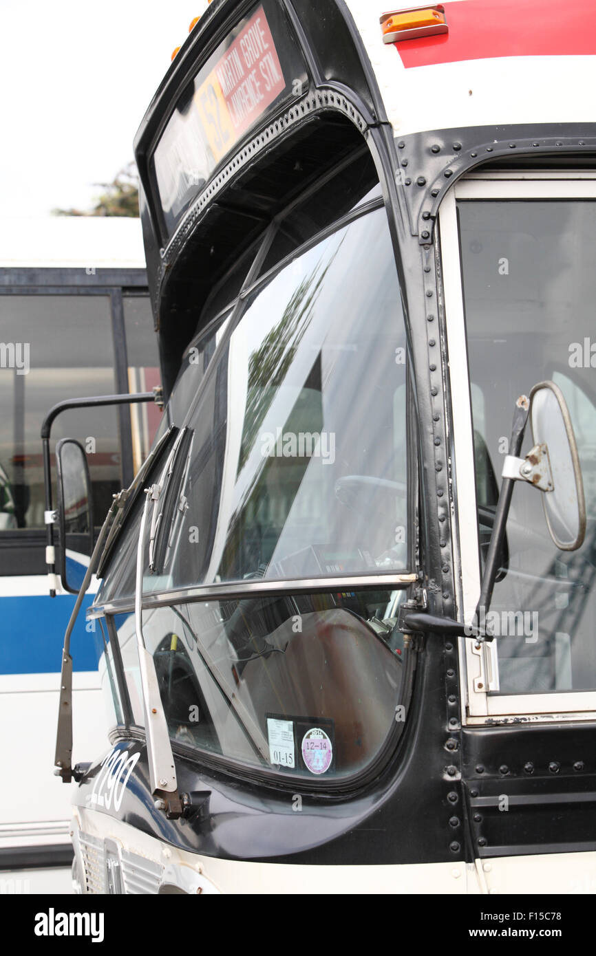 General motors fishbowl bus Stock Photo - Alamy