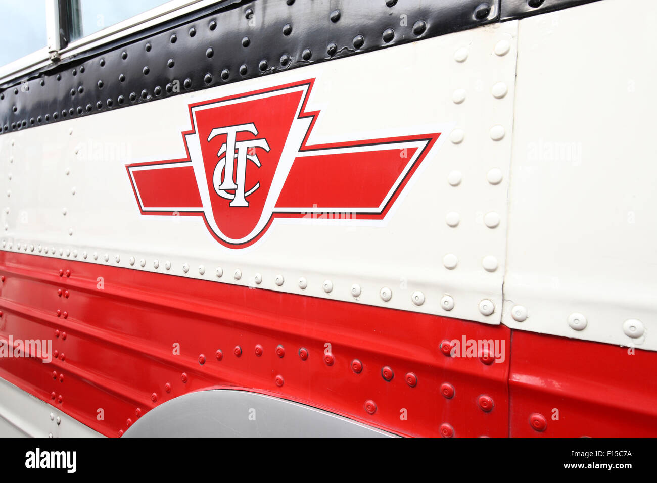 General motors fishbowl bus Stock Photo - Alamy