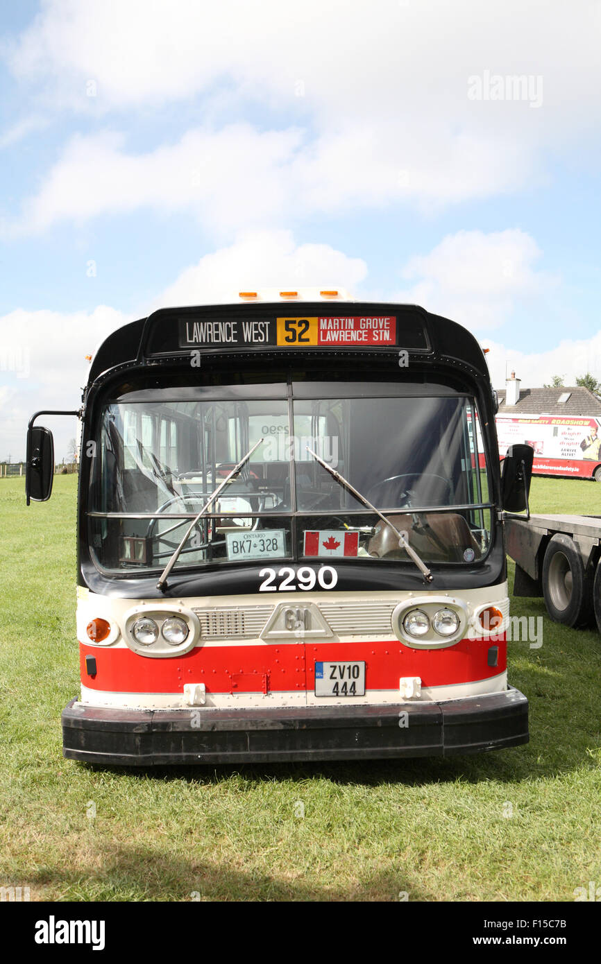 General motors fishbowl bus Stock Photo - Alamy