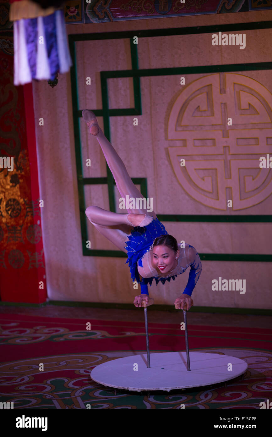 Mongolian contortionist hi-res stock photography and images - Alamy