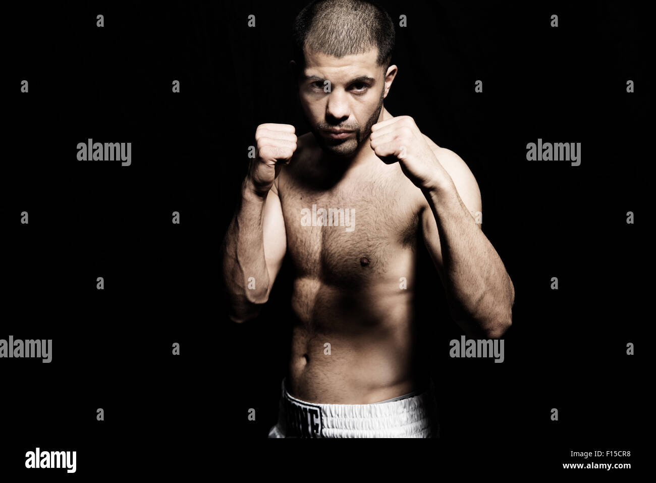 Portrait of the Italian Boxer Champion Floriano Pagliara in 2013 Stock ...