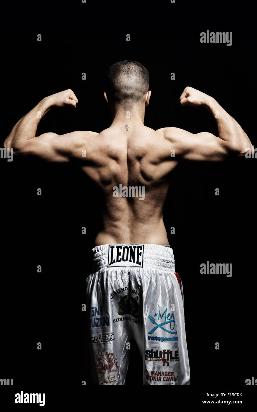 Portrait of the Italian Boxer Champion Floriano Pagliara in 2013 Stock ...