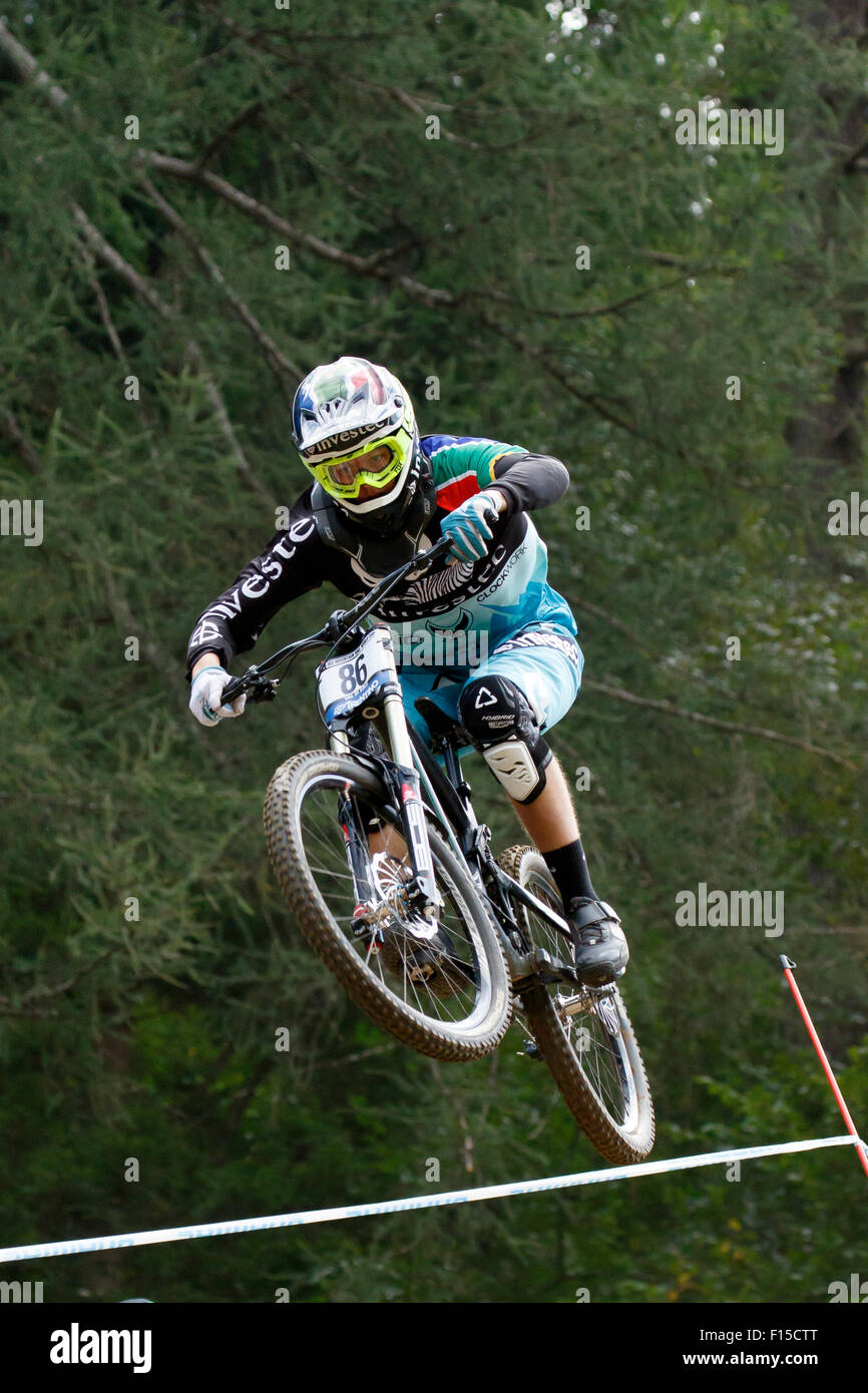 Val Di Sole, Italy - 22 August 2015: Solid-Reverse Factory Racing Team ...