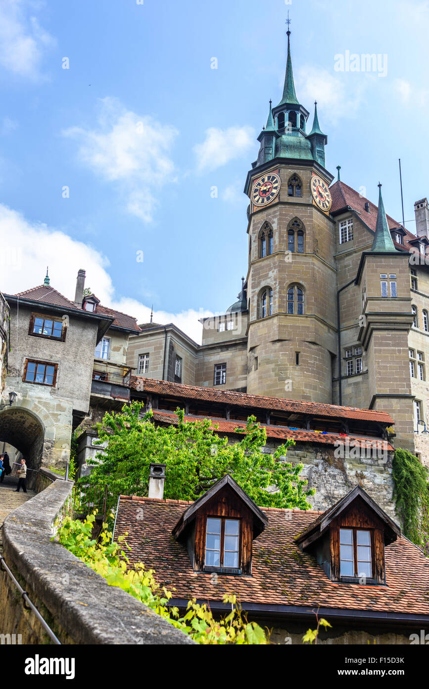 Views around Fribourg, Switzerland, May 2015 Stock Photo - Alamy
