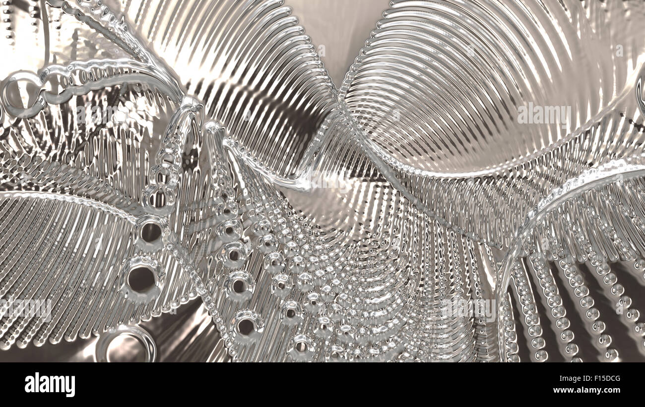 Wonderful abstract illustrated glass object Stock Photo - Alamy