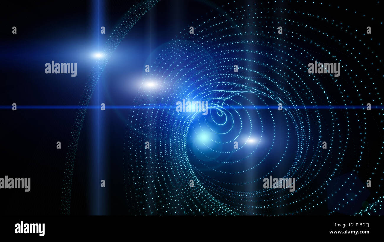 Futuristic technology wave background design with lights Stock Photo ...