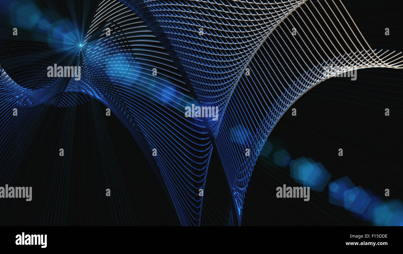 Futuristic technology wave background design with lights Stock Photo ...