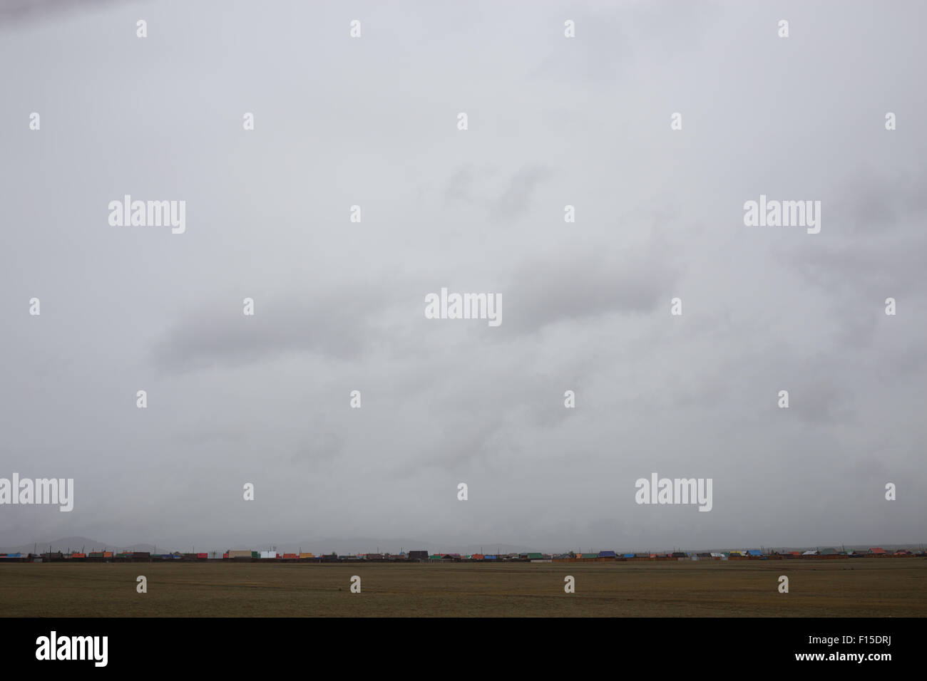 Town of Murun (Mörön) in northern Mongolia Stock Photo - Alamy