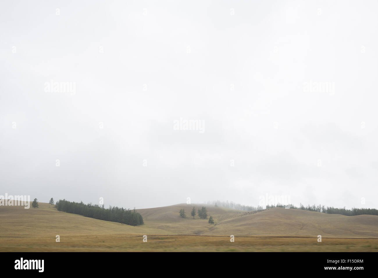 Town of Murun (Mörön) in northern Mongolia Stock Photo - Alamy