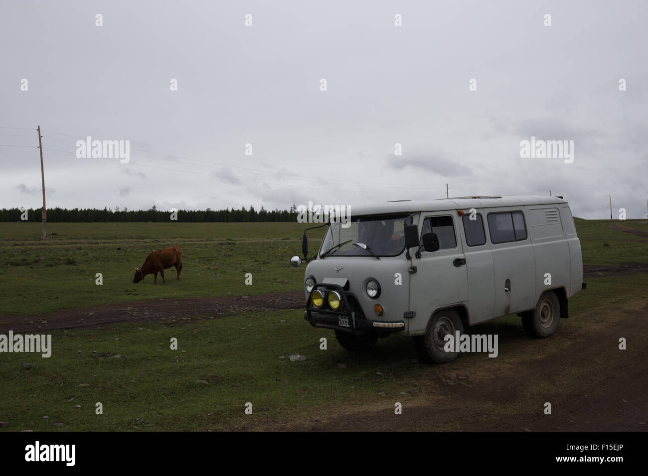 UAZ-452 Russian off road vans, produced at the Ulyanovsk Automobile ...