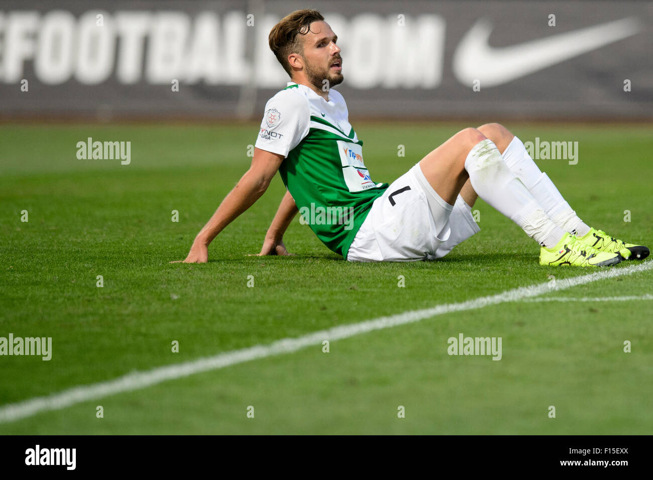 Disappointed Filip Novak from Jablonec after the fourth qualifying ...