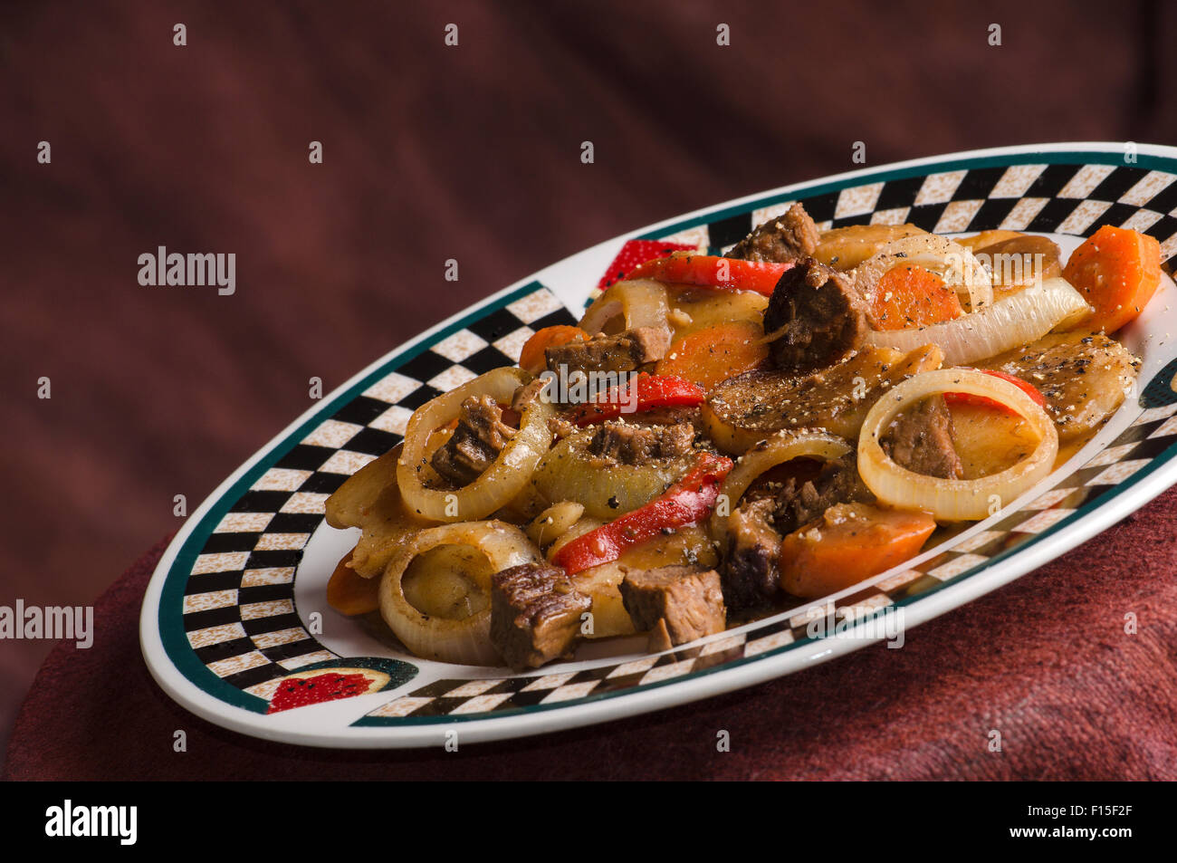 a country style stew Stock Photo - Alamy