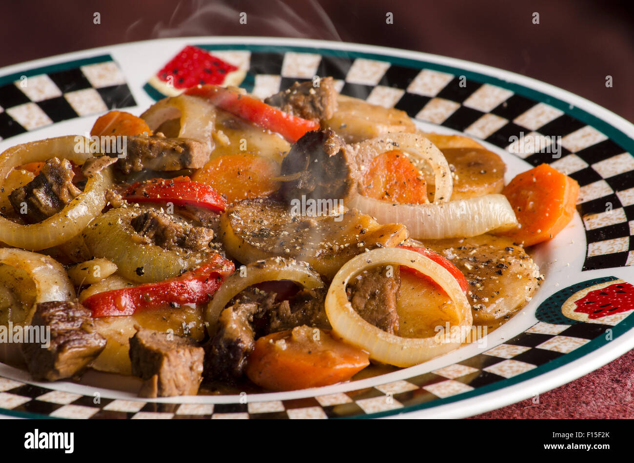 a country style stew Stock Photo - Alamy