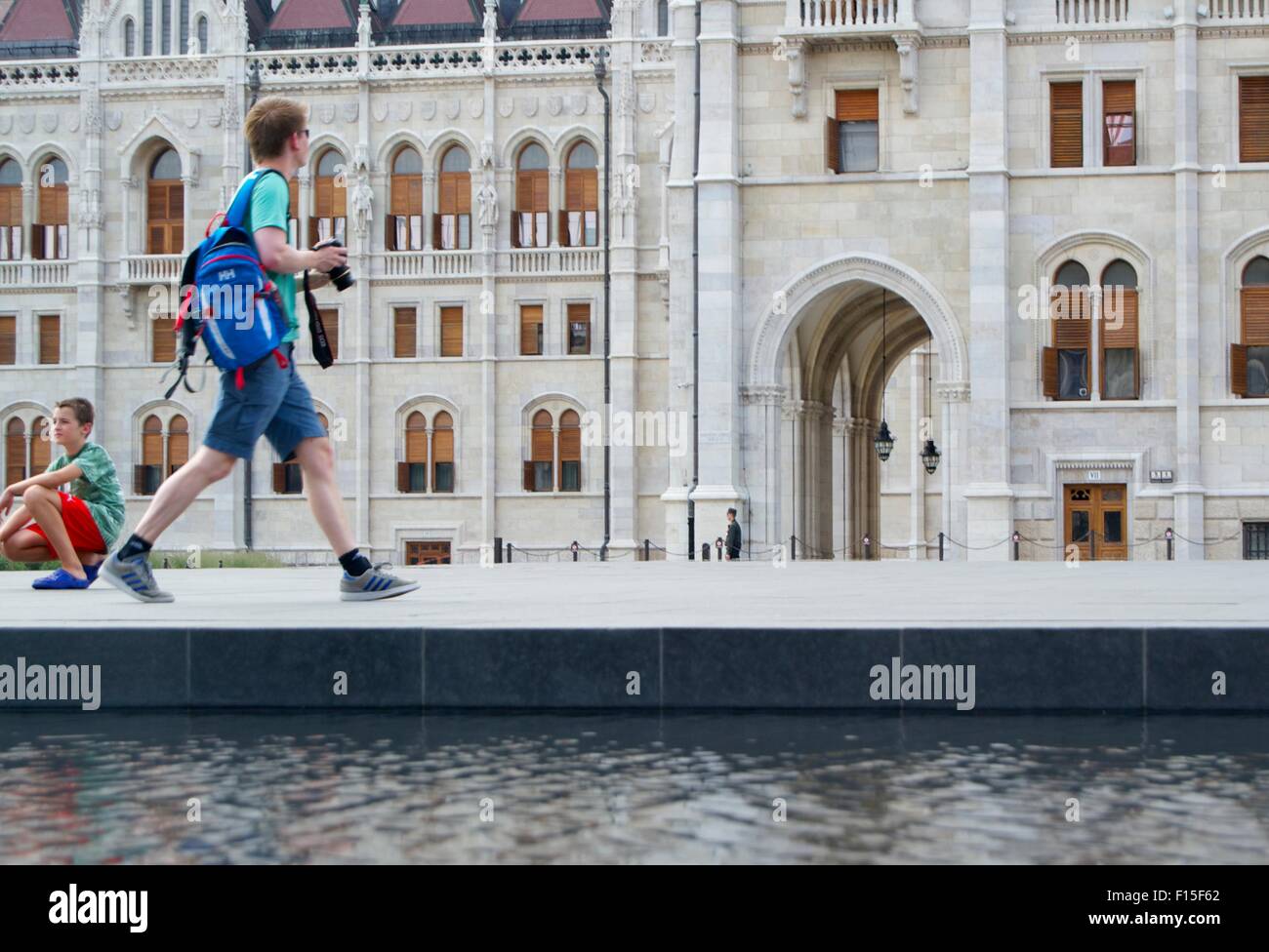 Architecture Hungarian Parliament building statues Stock Photo - Alamy