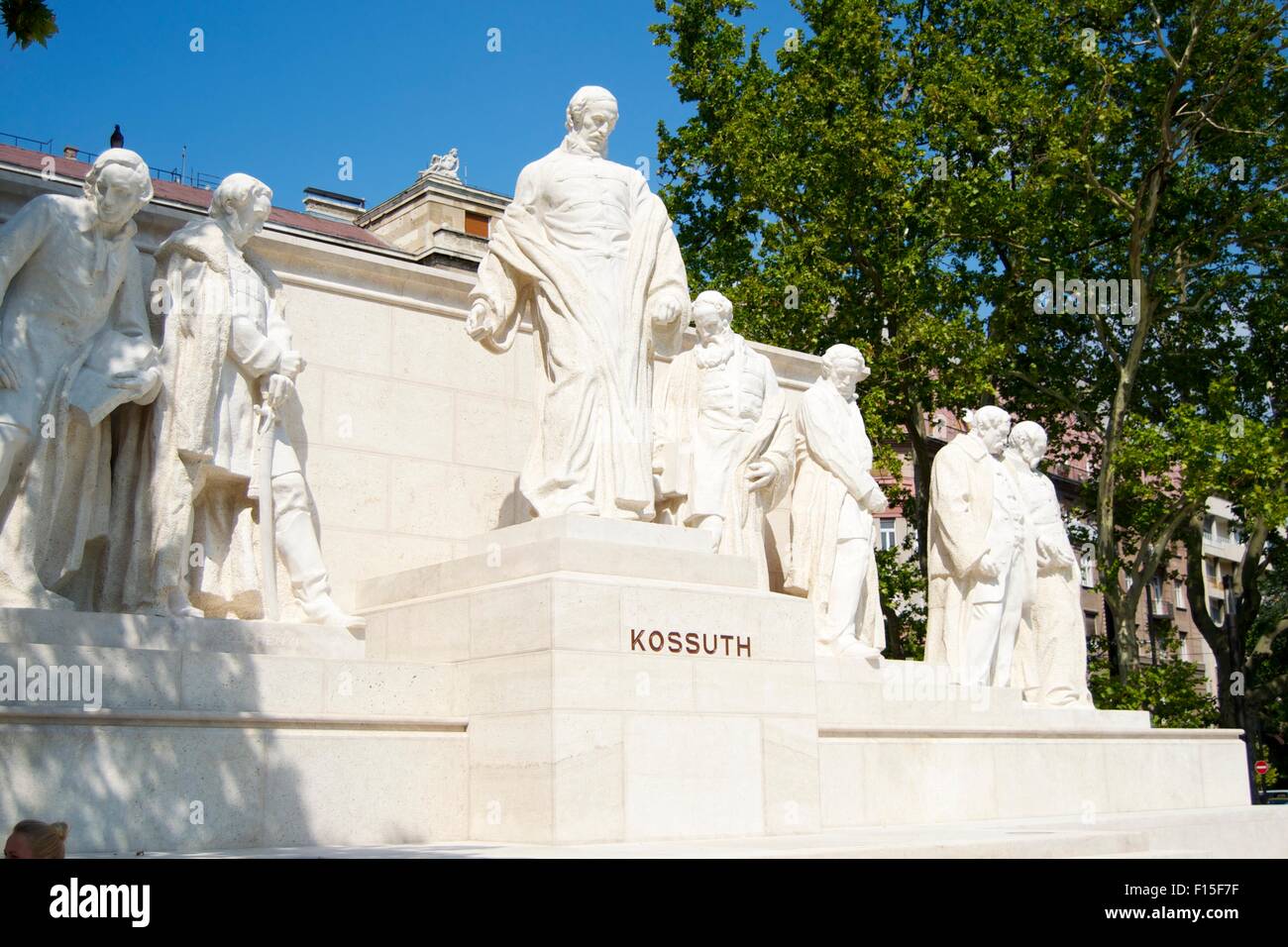 Kossuth statue Hungarian monument parliament Stock Photo - Alamy