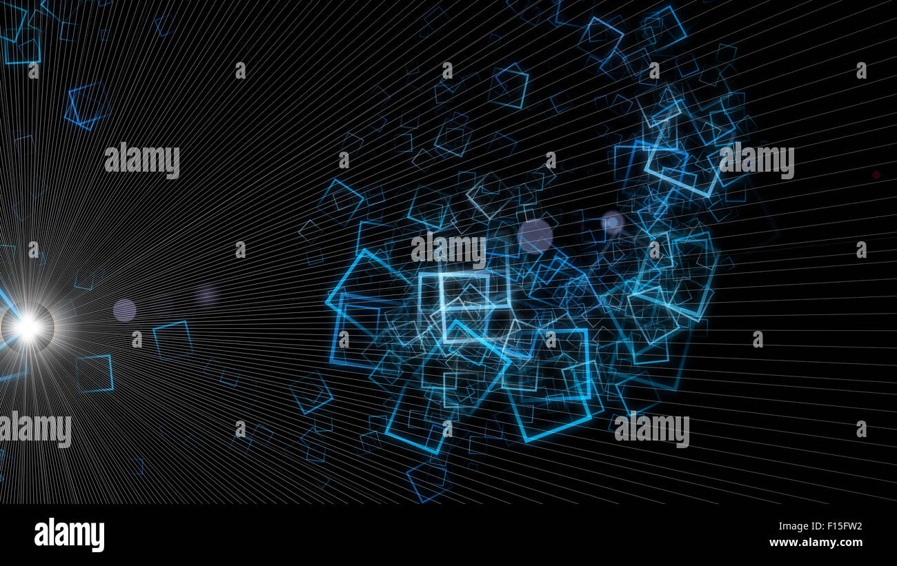 Futuristic technology background design illustration Stock Photo - Alamy