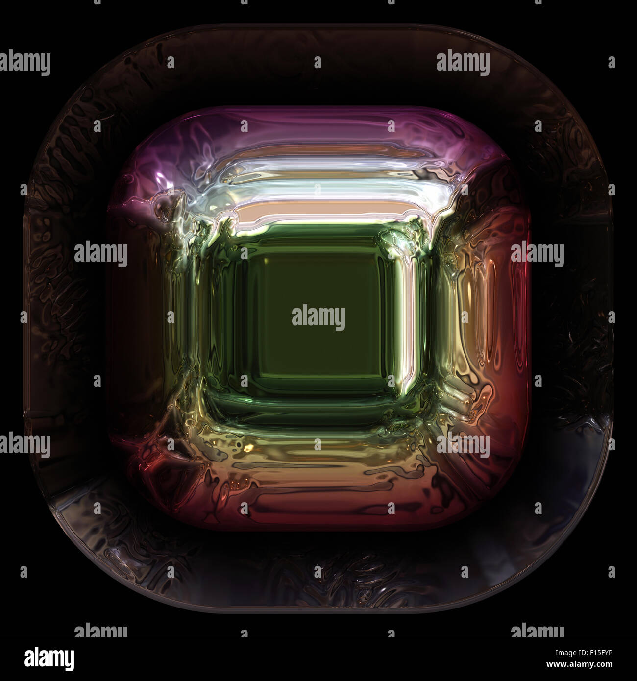 Wonderful abstract illustrated glass object Stock Photo - Alamy
