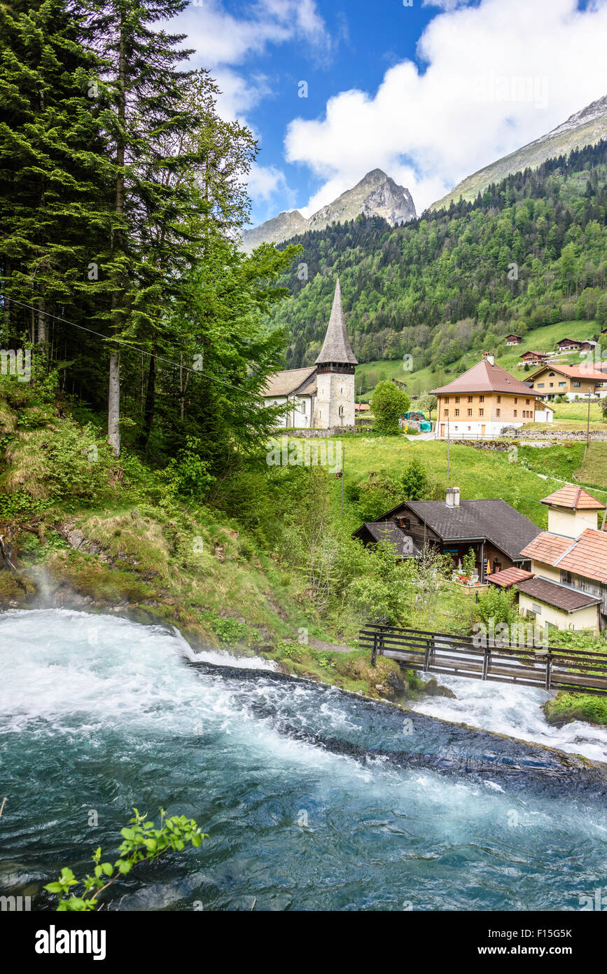 Views in and around Jaun and Jaun Pass, Switzerland Stock Photo - Alamy