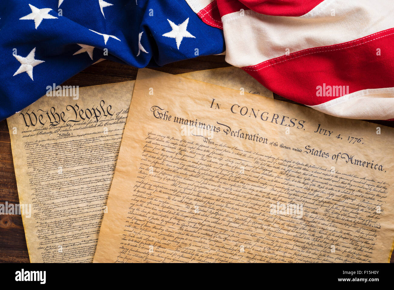 American flag constitution hi-res stock photography and images - Alamy