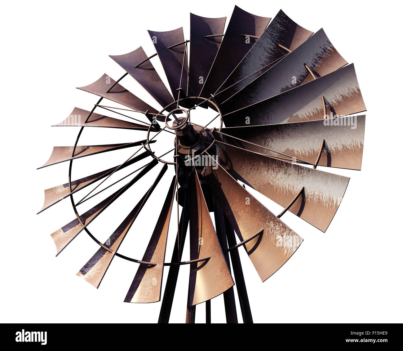 Close up of isolated windmill wings Stock Photo - Alamy