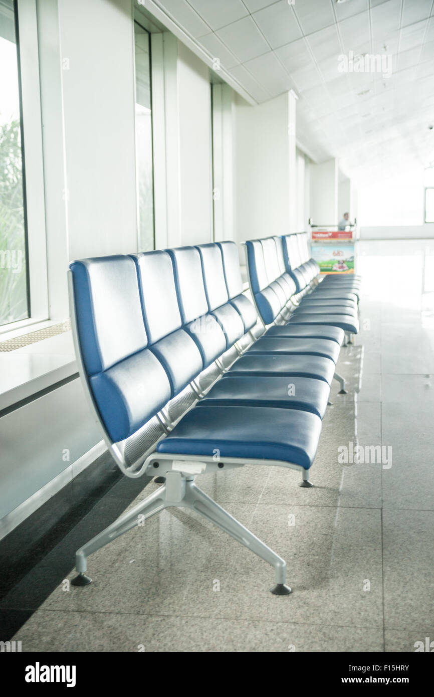 Airport waiting area Stock Photo - Alamy