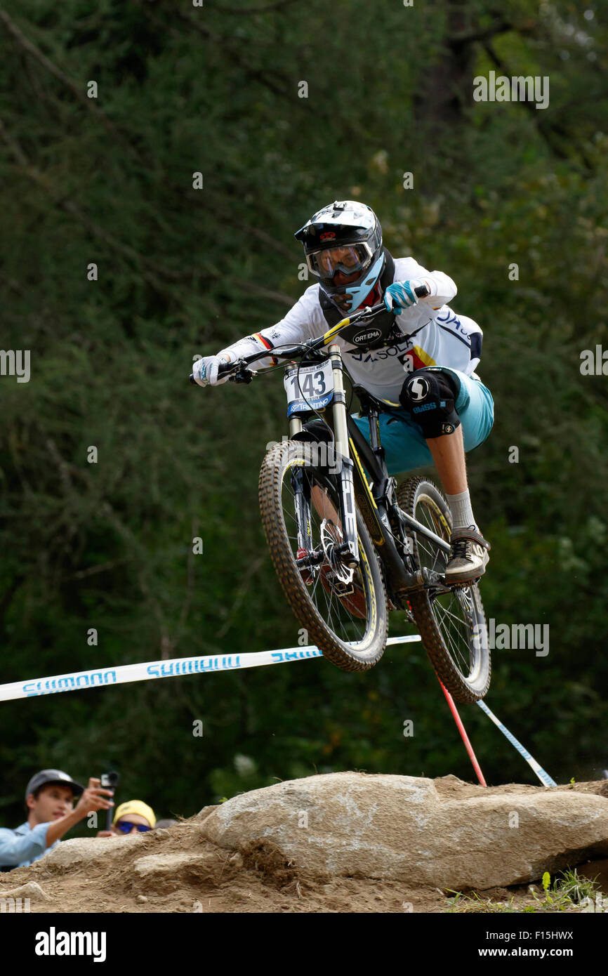 Val Di Sole, Italy - 22 August 2015: Solid-Reverse Factory Racing Team ...
