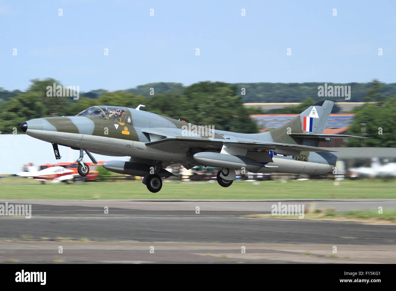 A hawker hunter jet fighter hi-res stock photography and images - Alamy