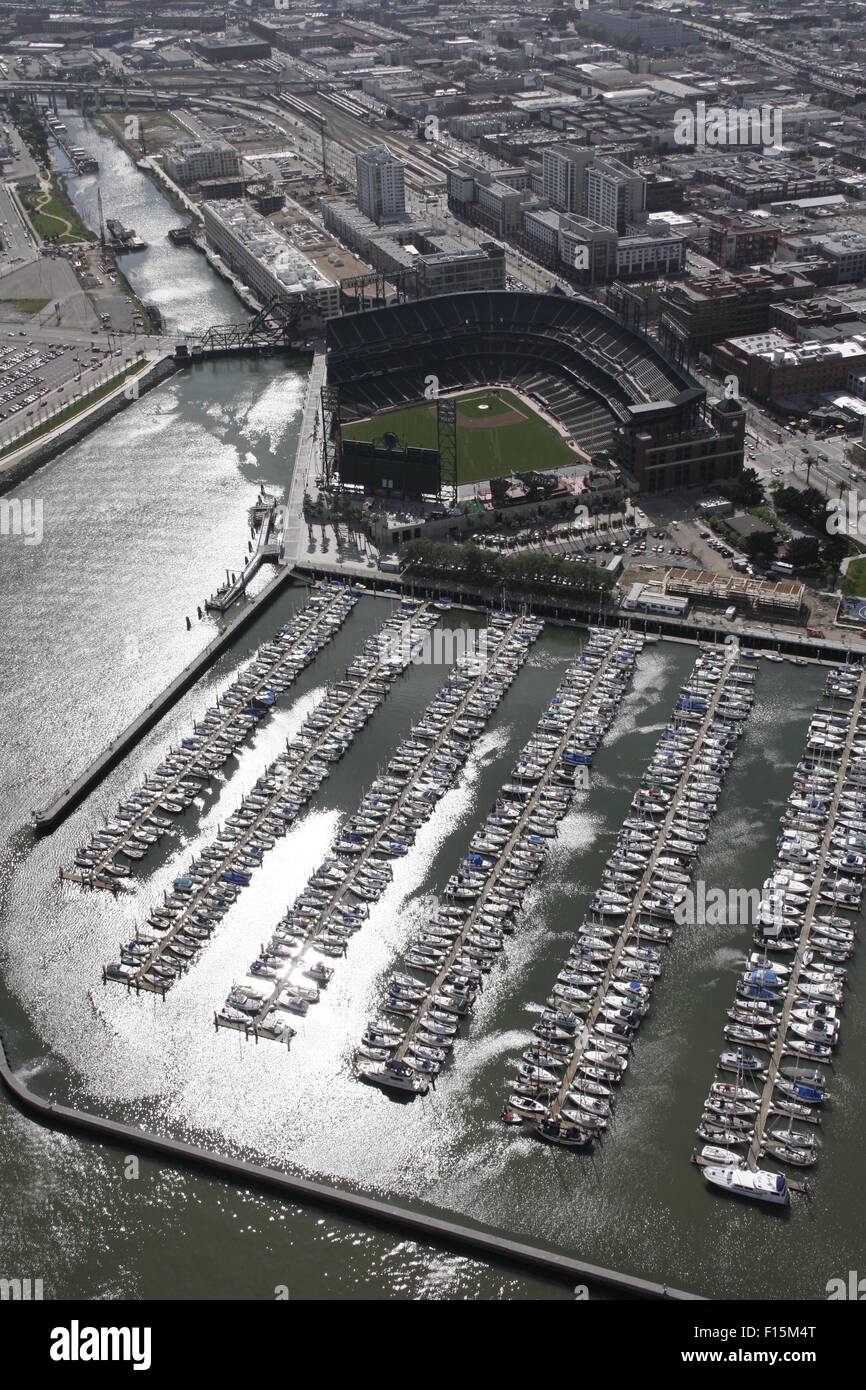 ATT Park San Francisco CA aerial Stock Photo - Alamy