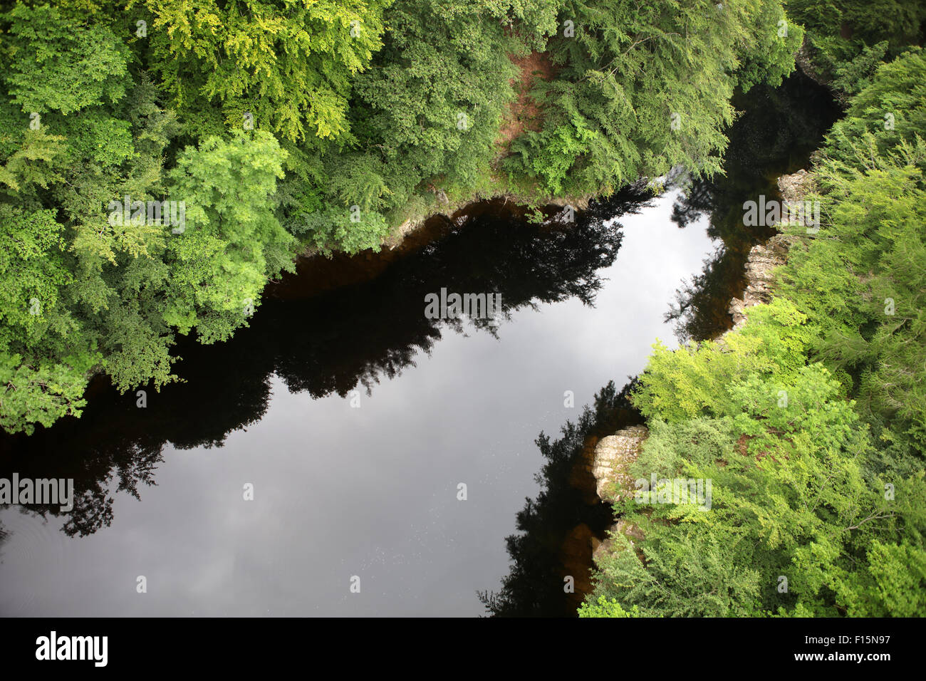 Linn of Tummel - Trees along river Garry - Garry Bridge - Perthshire ...