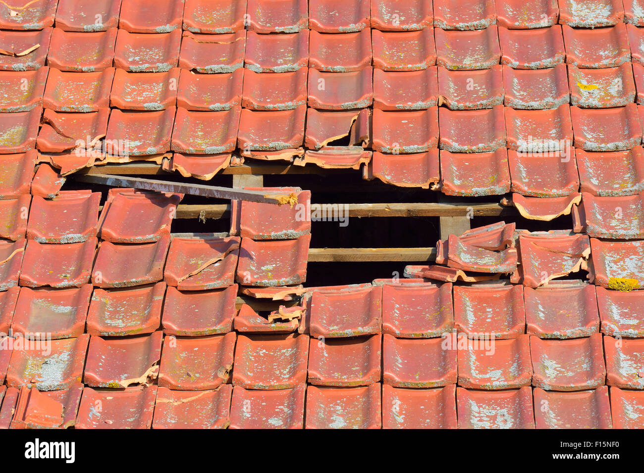 Smashed roof hi-res stock photography and images - Alamy