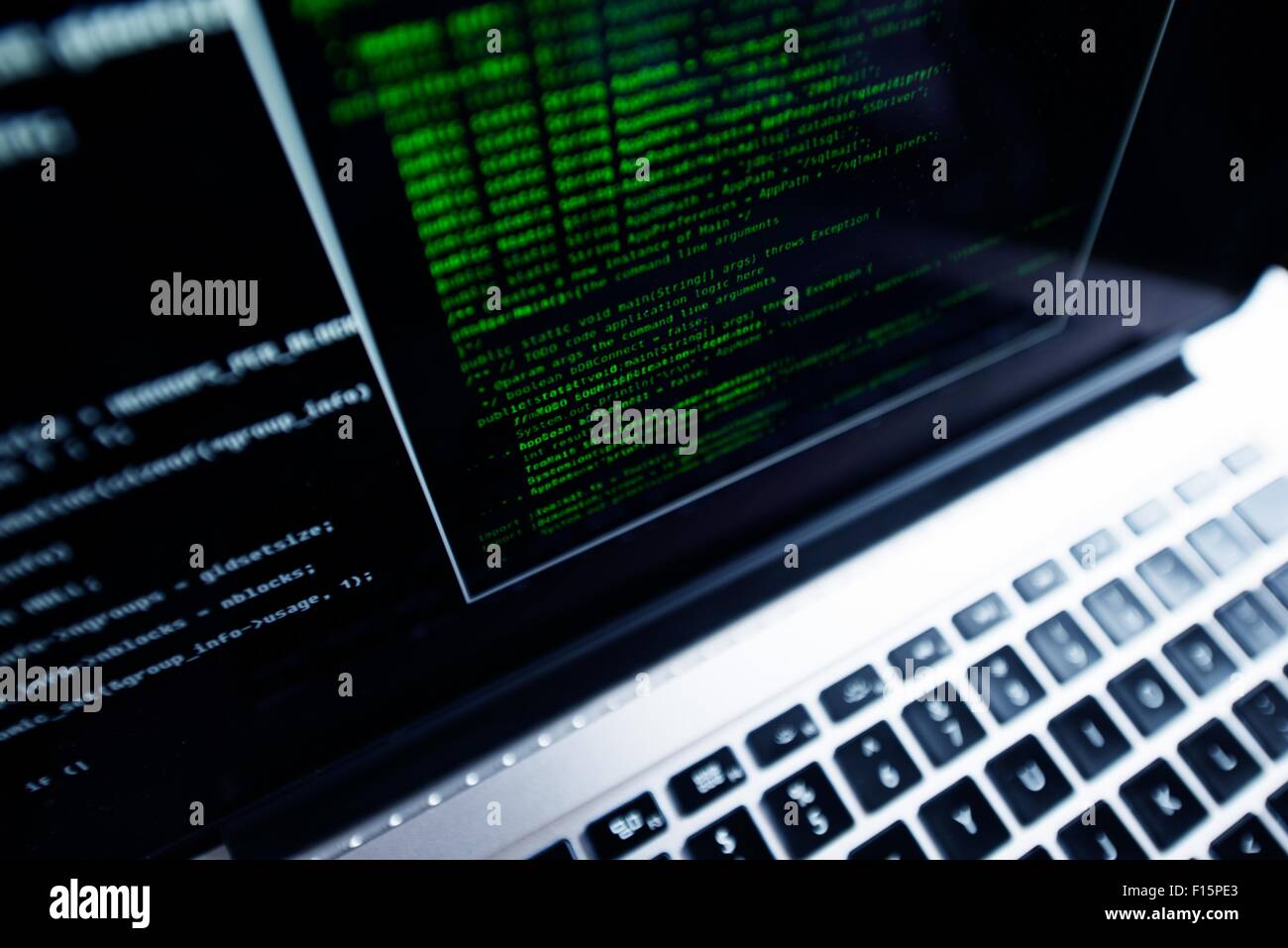 Computer Programming. Programming Using Laptop Computer. Internet ...