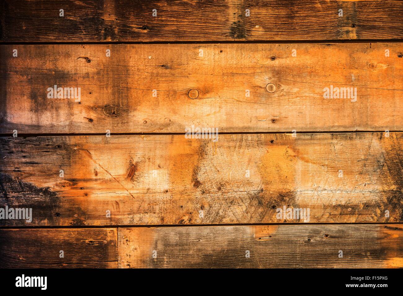 Raw Horizontal Wood Planks Background. Wooden Backdrop Stock Photo - Alamy